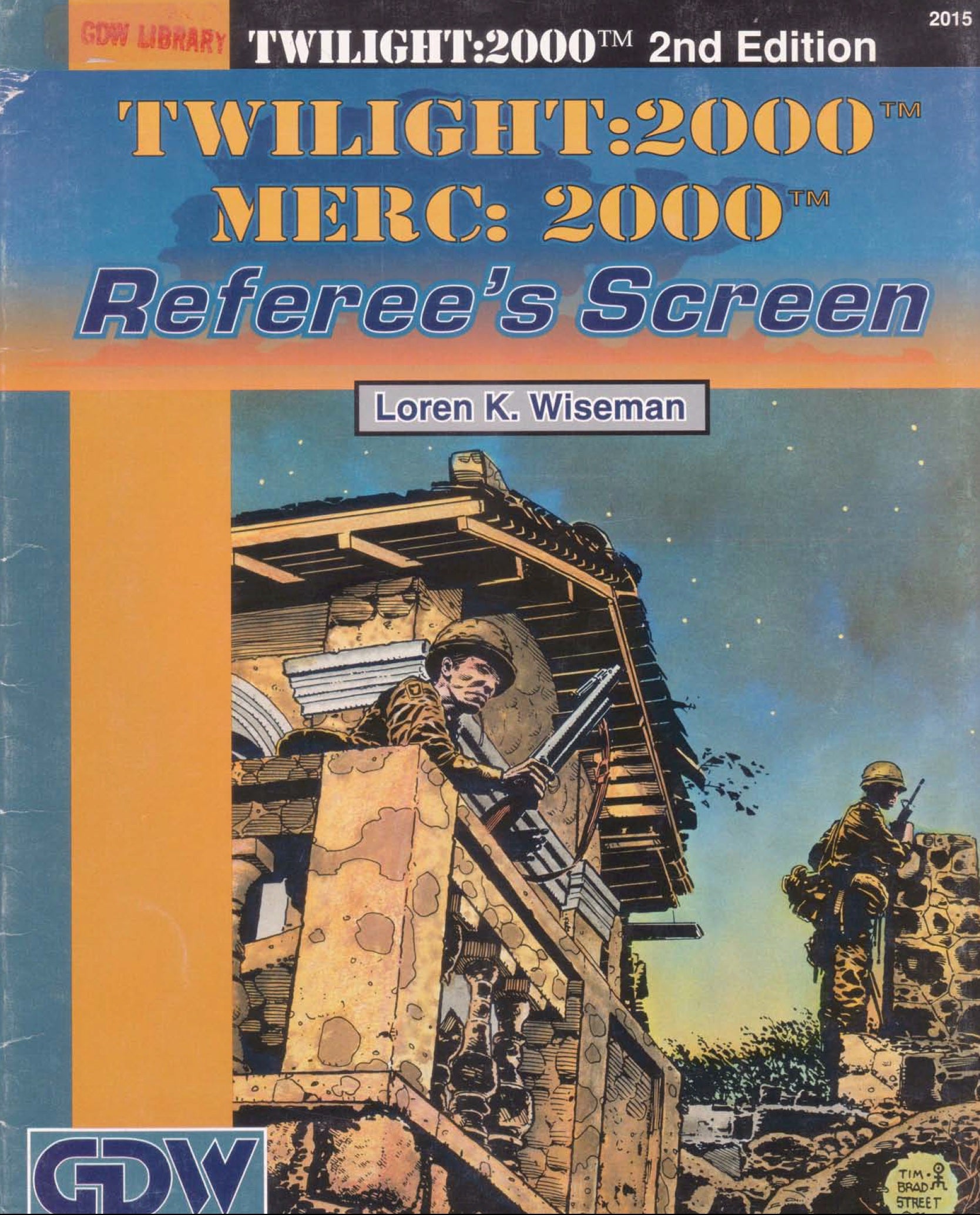 Twilight: 2000/Merc: 2000 Referee's Screen eBook